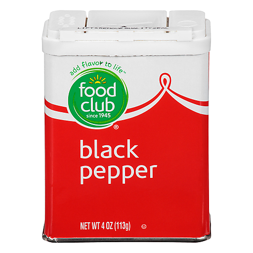 Food Club Black Pepper 4oz | Starfish Market